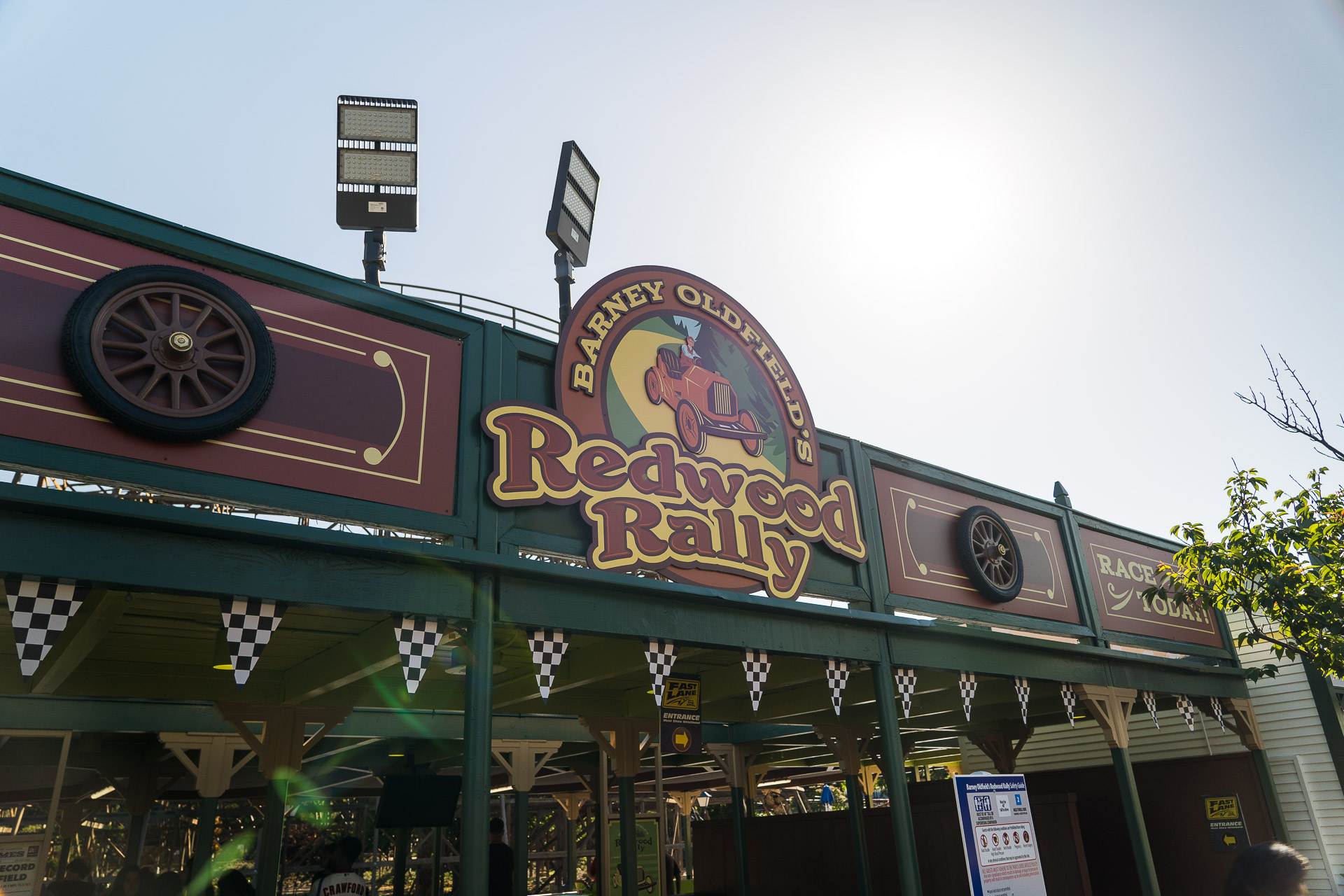 Barney Oldfield Speedway Ride | California's Great America | NorCal Thrills