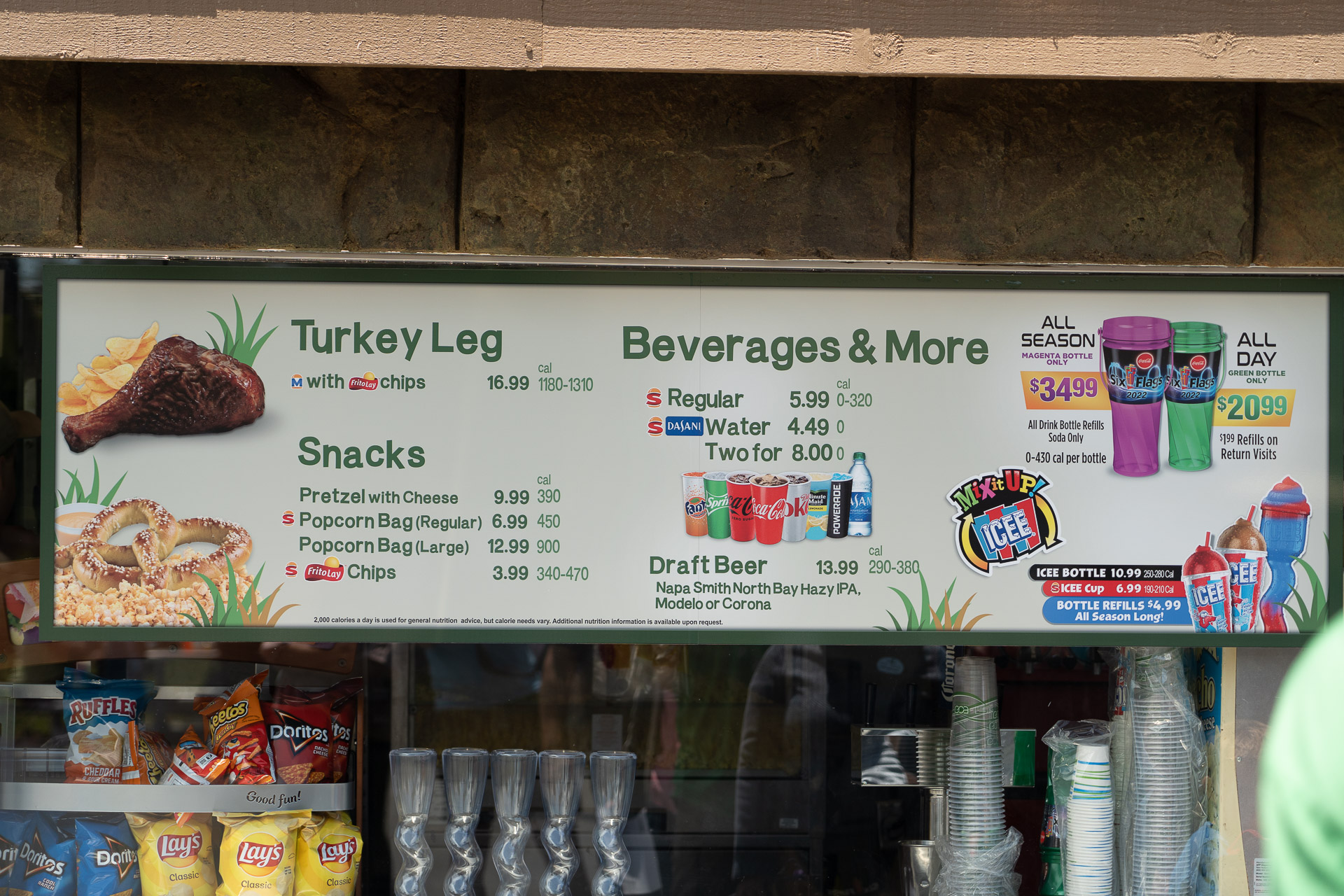 Odins Snack Shack Food and Drink Location | Six Flags Discovery Kingdom ...